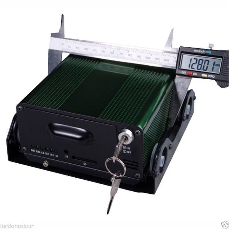 4 Channel GPS Tracking Video Recording Mobile Car DVR System with 1TB ...